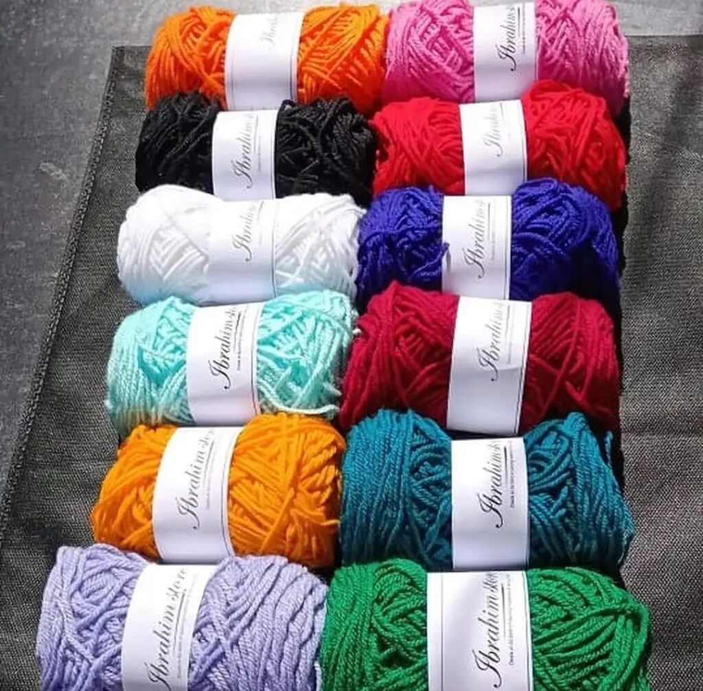12pcs Acrylic Yarn Mix Packet - Ibrahim Store
